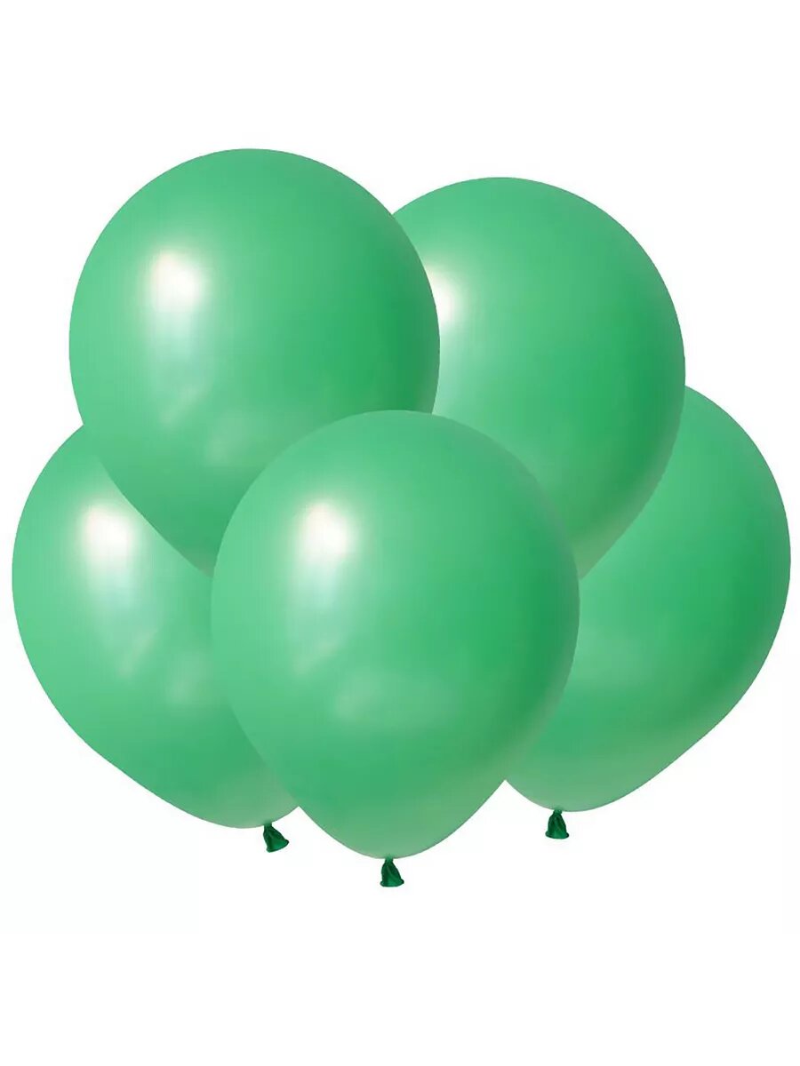 Зеленый, Пастель / Green, латексный шар (18"/46 см ) 25 шт. / Веселый праздник