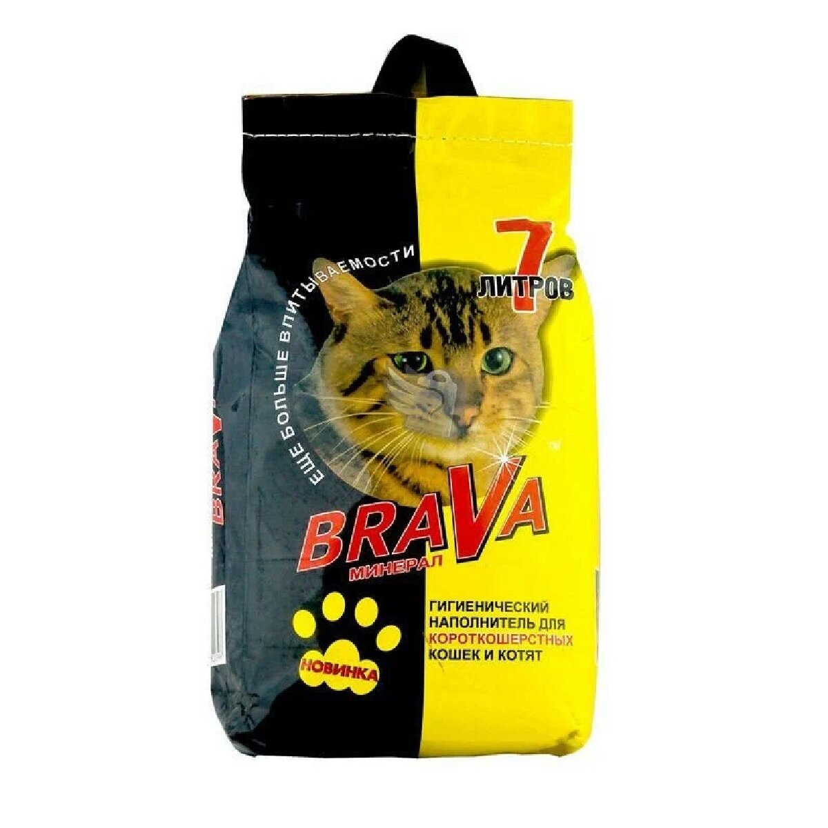 Brava Минерал Наполнитель для гладкошерстных кошек и котят 7л