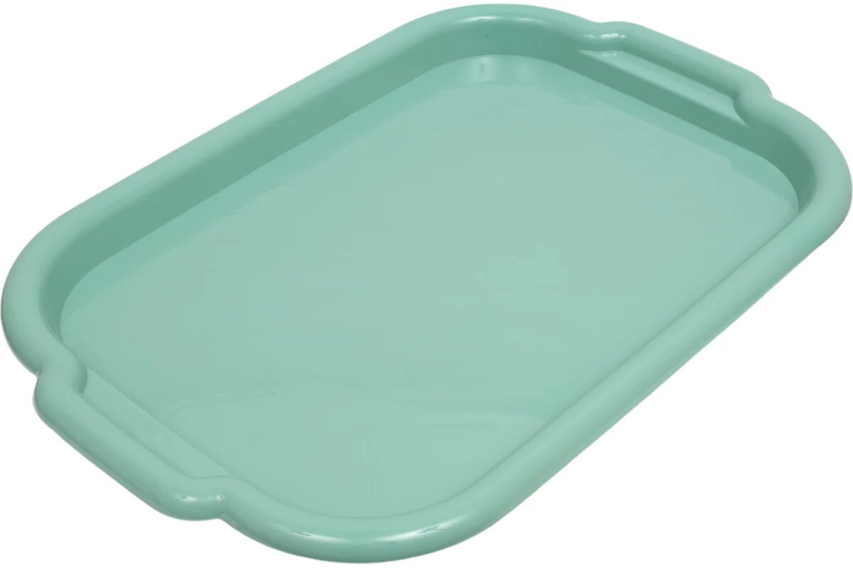 IDEA Поднос универсальный большой 33x49 см фисташковый М 1111 - подача блюд