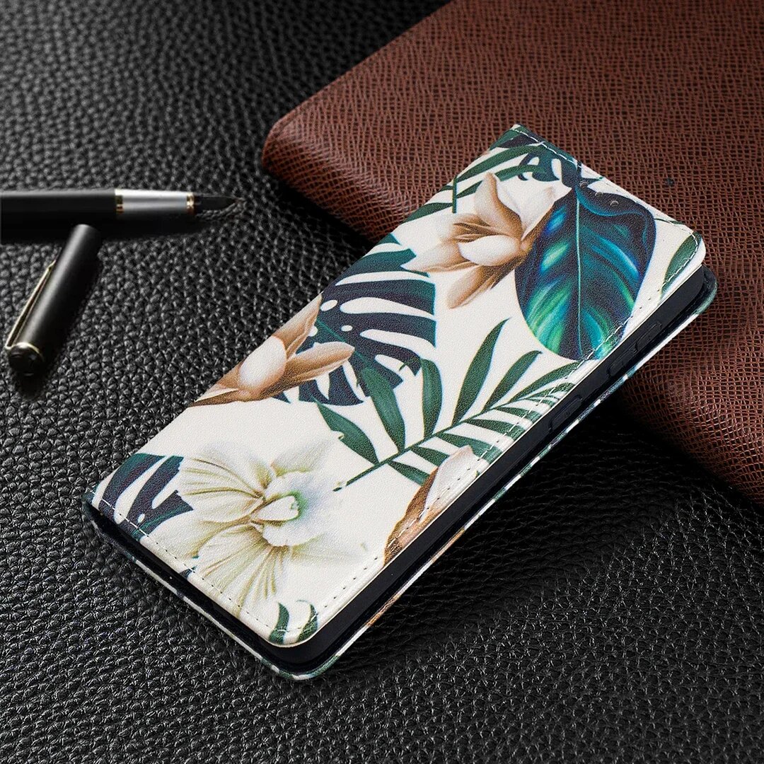Кожаный чехол с рисунком для Apple iPhone 13 12 11 14 Pro XS Max Mini XR X 8 7 Plus SE 2020 2022 SE3, чехол-книжка с рисунком