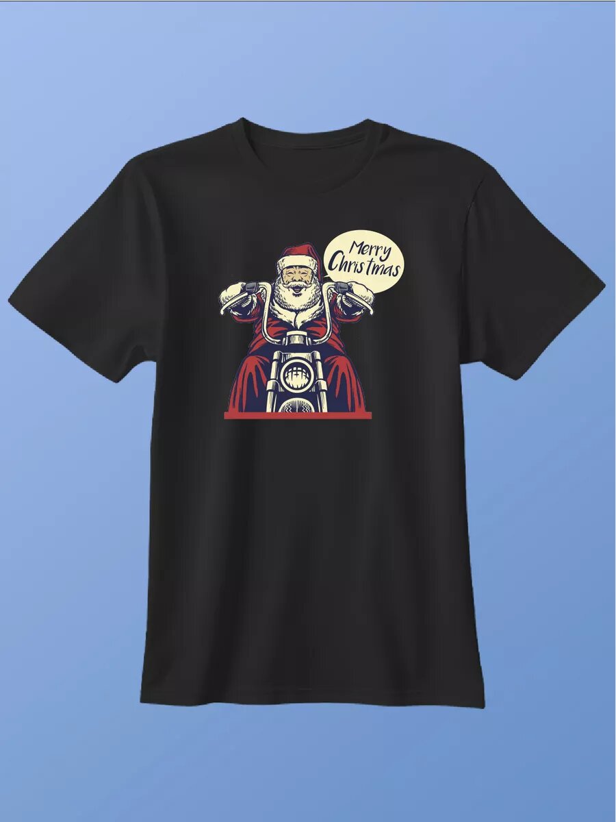 Футболка с сантой