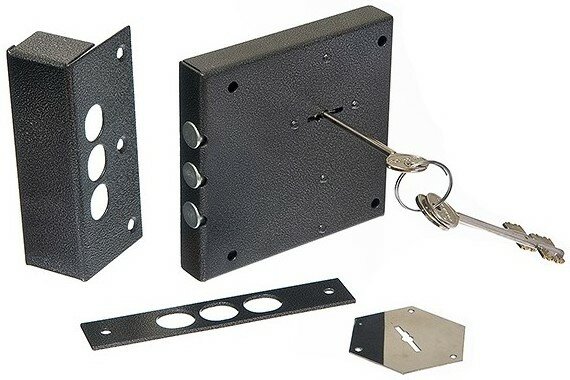 Замок накладной 111.11.033, 3 ключа 105 мм. ZSI (Керберос)
