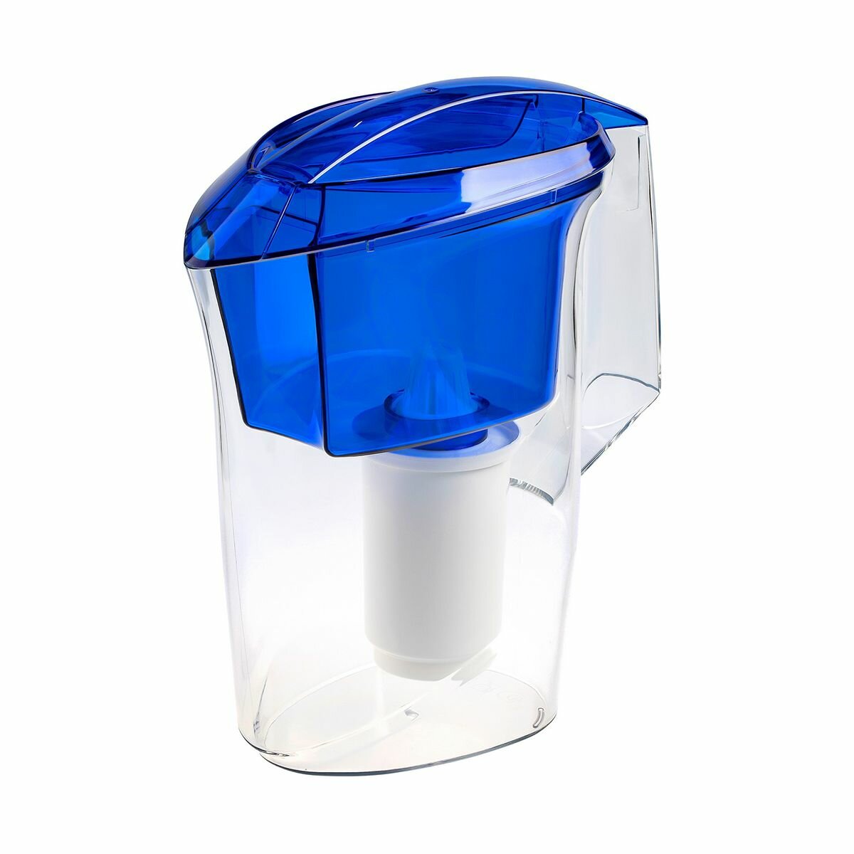 Фильтр-кувшин "Гейзер Дельфин", прозрачный корпус, синий, 3л