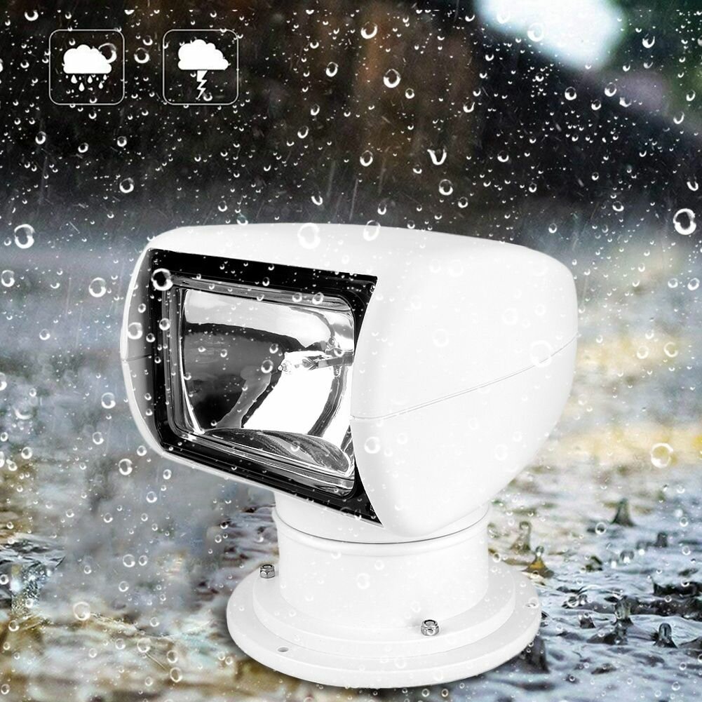 12 В 100 Вт прожектор для лодки, грузовика, автомобиля, морской прожектор, светильник с дистанционным управлением, наружная лампа