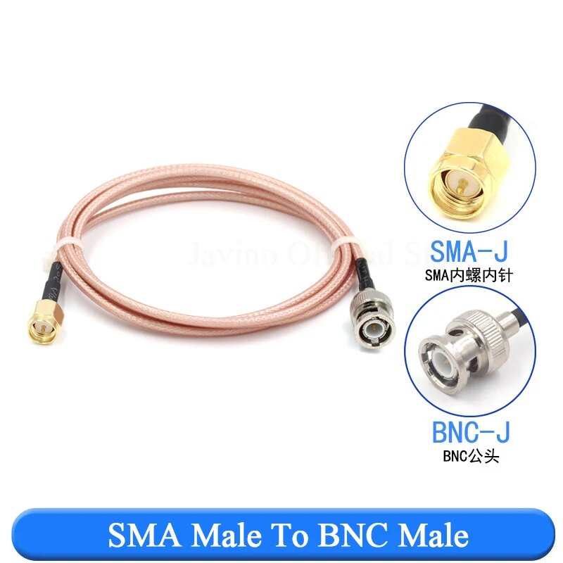 Удлинительный кабель BNC-SMA Stlxy 50CM, SMA-J To BNC-J