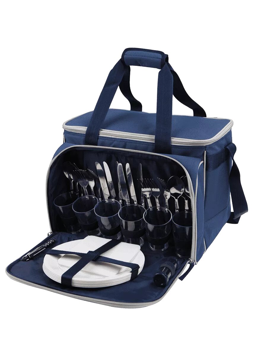 Термосумка с набором посуды на 6 персон