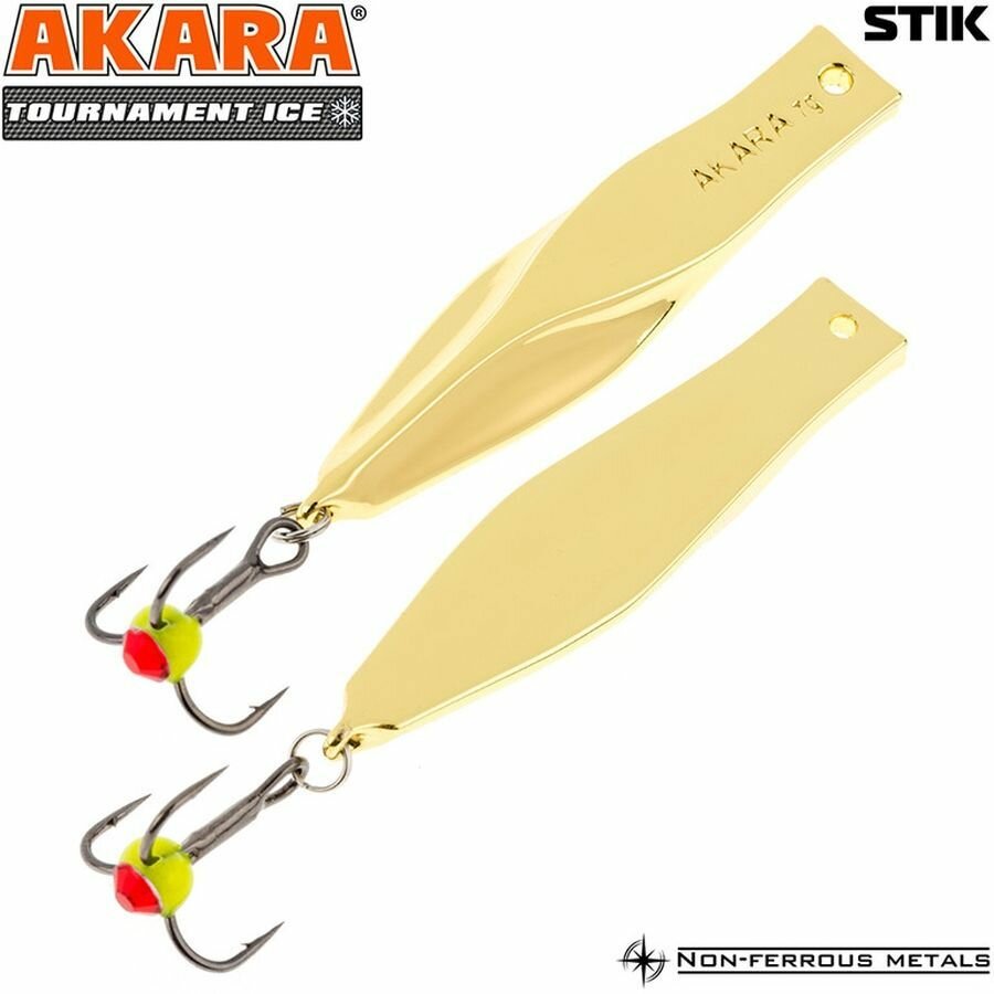 Блесна зимняя Akara Tournament Ice Stik ATI-ST-80-GO
