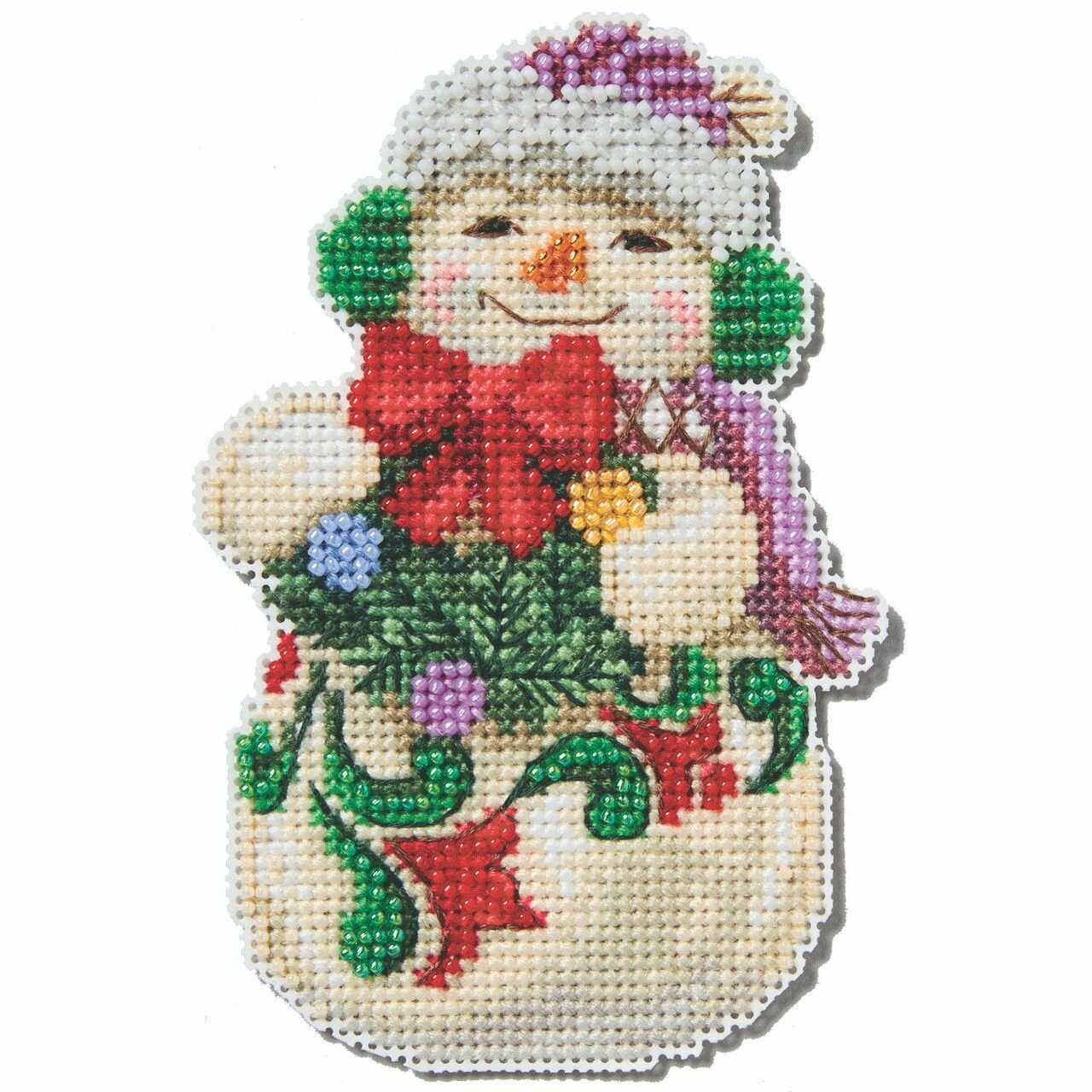 Набор для вышивания "Snowman with Earmuffs" / Mill Hill JS202412