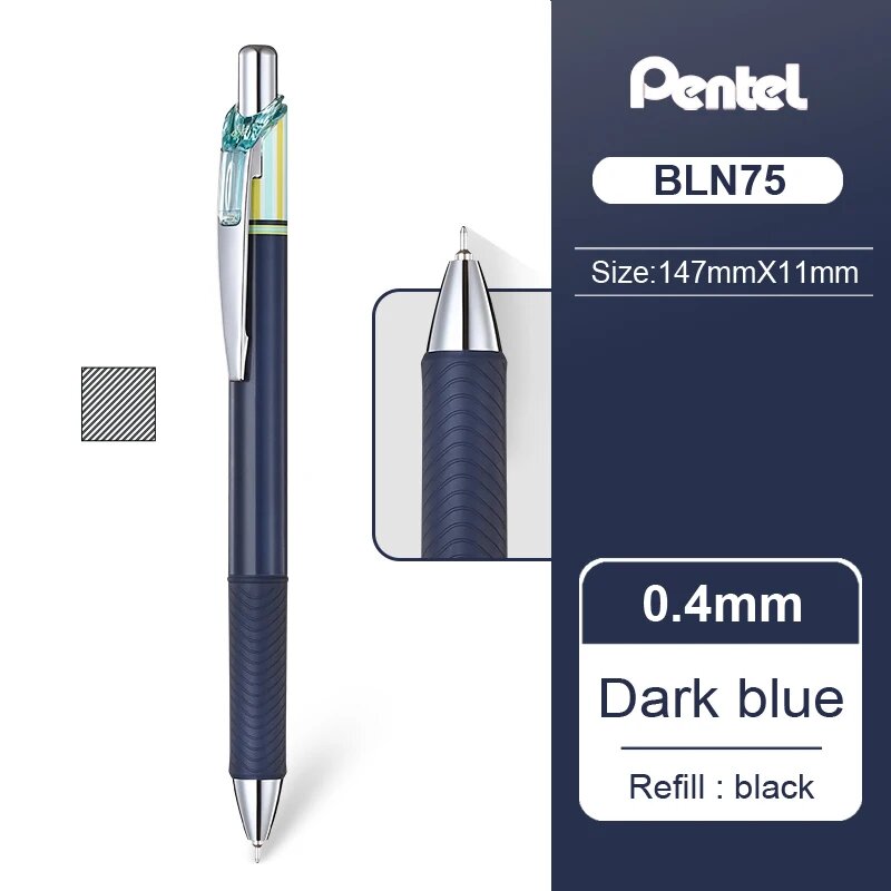PENTEL ENERGEL Kleina гелевая ручка Темно-синий, 0.4mm DB