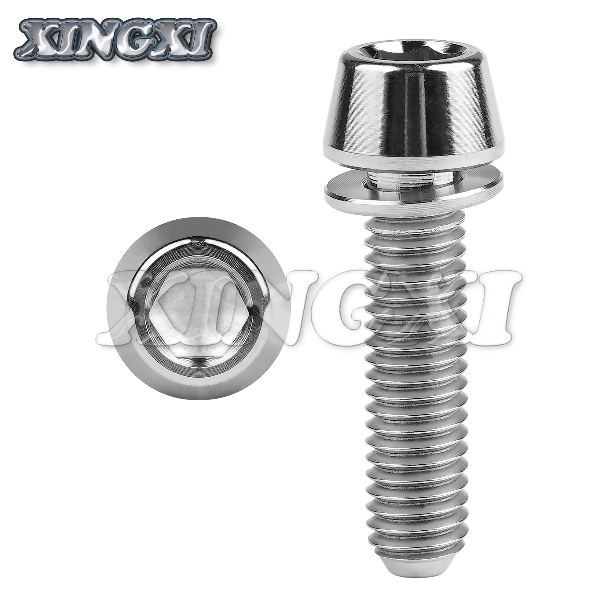 Xingxi Титановые болты M5/M6X16 М5 (постельное белье), Titanium, 20mm
