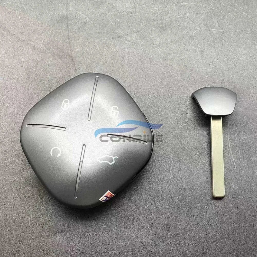 Оригинальный Автомобильный умный дистанционный ключ без ключа 433 МГц с чипом ID47 Grey with chip