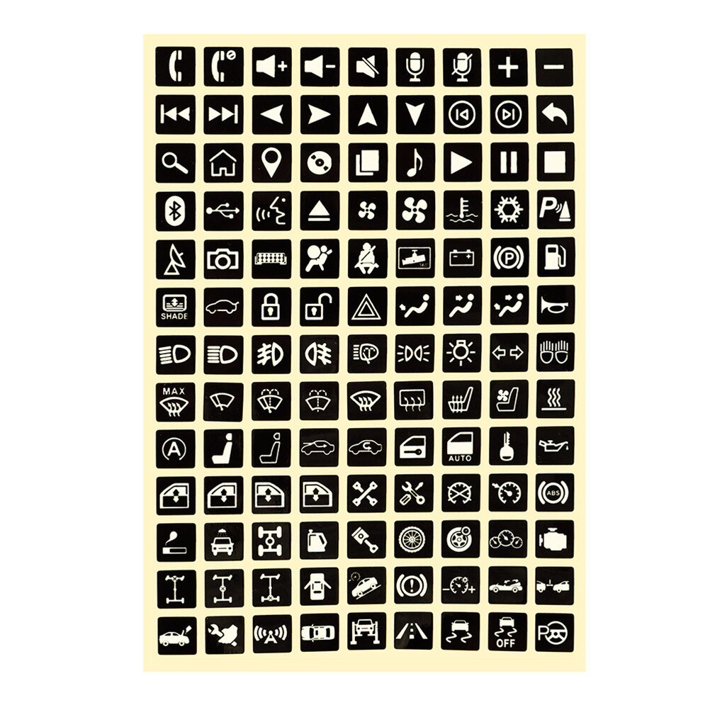 Многофункциональные наклейки на кнопки для автомобиля, светящиеся наклейки на выключатели света, реле, декоративные накладки на кнопки, наклейки на панели управления.