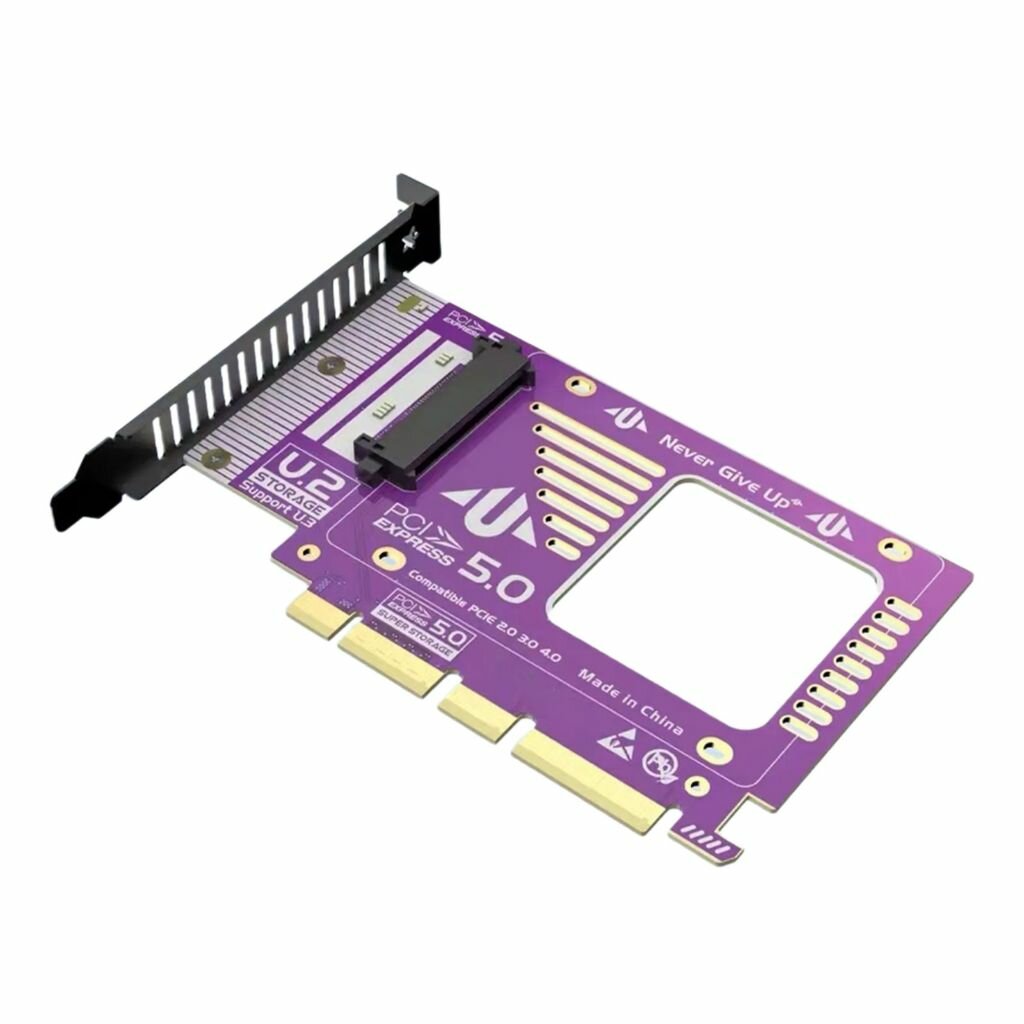 Адаптер PCIE 5.0 X1 к U3 SFF-8639 для NVMe SSD PM1735