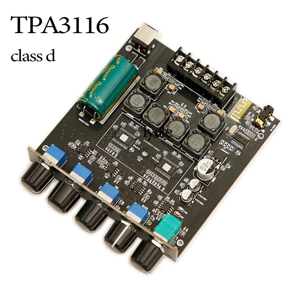 Усилитель TPA3116 Lyele 2.1 Bluetooth 5.0