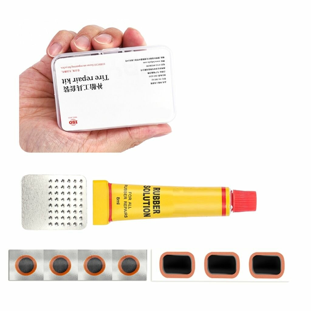 1 комплект Набор инструментов для ремонта велосипедных шин ночной -Мини-набор для ремонта шин