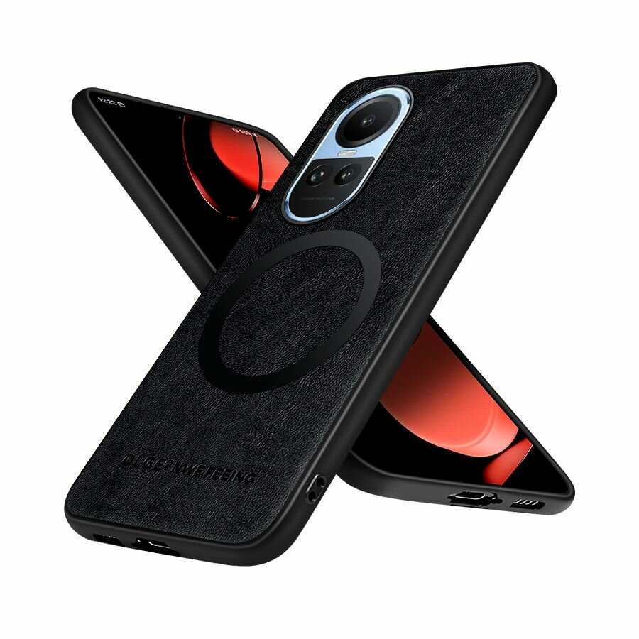 Кожаный чехол для телефона OPPO Reno 10/OPPO Reno 10 pro(Оппо Рено10 Оппо Рено10 Про), модный, легкий, устойчивый к падениям, прочный, простой