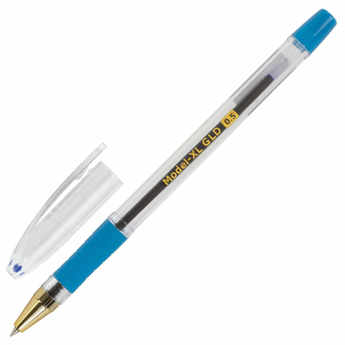 Ручка шариковая Brauberg Model-XL GLD (0.25мм, синяя) (143245), 12шт.