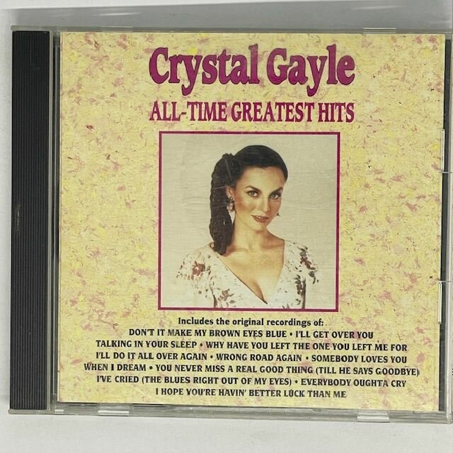 Музыкальный диск Crystal Gayle-All Time Greatest Hits (CD, USA) '90 MINT