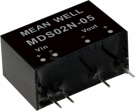 Преобразователь MEAN WELL MDS02N-05 DC/DC 2Вт Uвх 21,6-26,4В Uвых 5ВDC SIP7 4,2г 1 шт