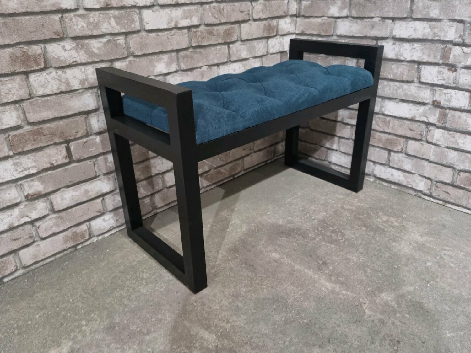 Банкетка "EasyLOFT" в стиле лофт, каретная стяжка, для дома и дачи, в прихожую и спальню