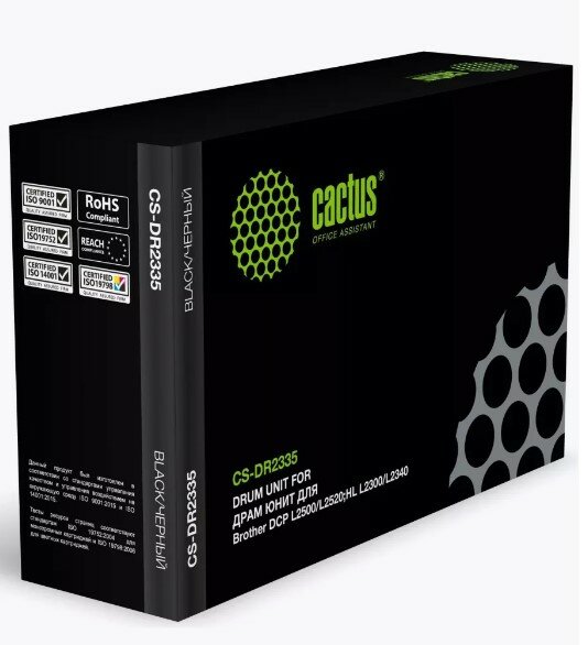 Блок фотобарабана Cactus CS-DR2335 DR-2335 черный ч/б:12000стр. для L2500/2520/2540/HL2300/2340/2360