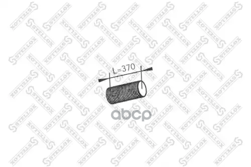 Сетка глушителя! 90x94x375/390MAN L2000/M90 Stellox арт. 8201657SX