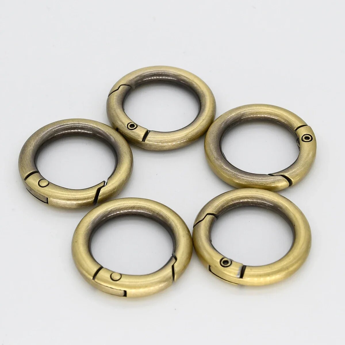 5 шт. Металлические застежки для бижутерии, 29.2x19.2x5.0mm, Brushed bronze