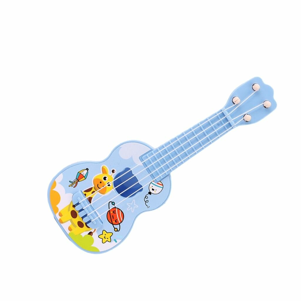 Мини-гавайская гитара, развивающая детская игрушка, музыкальные инструменты для начинающих, подарок на день рождения, веселое раннее образование