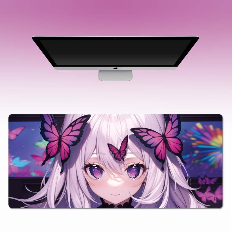 Коврик для мыши Liangcaida "Cute Anime Girl", натуральный каучук, нескользящий, 600х300х2 мм