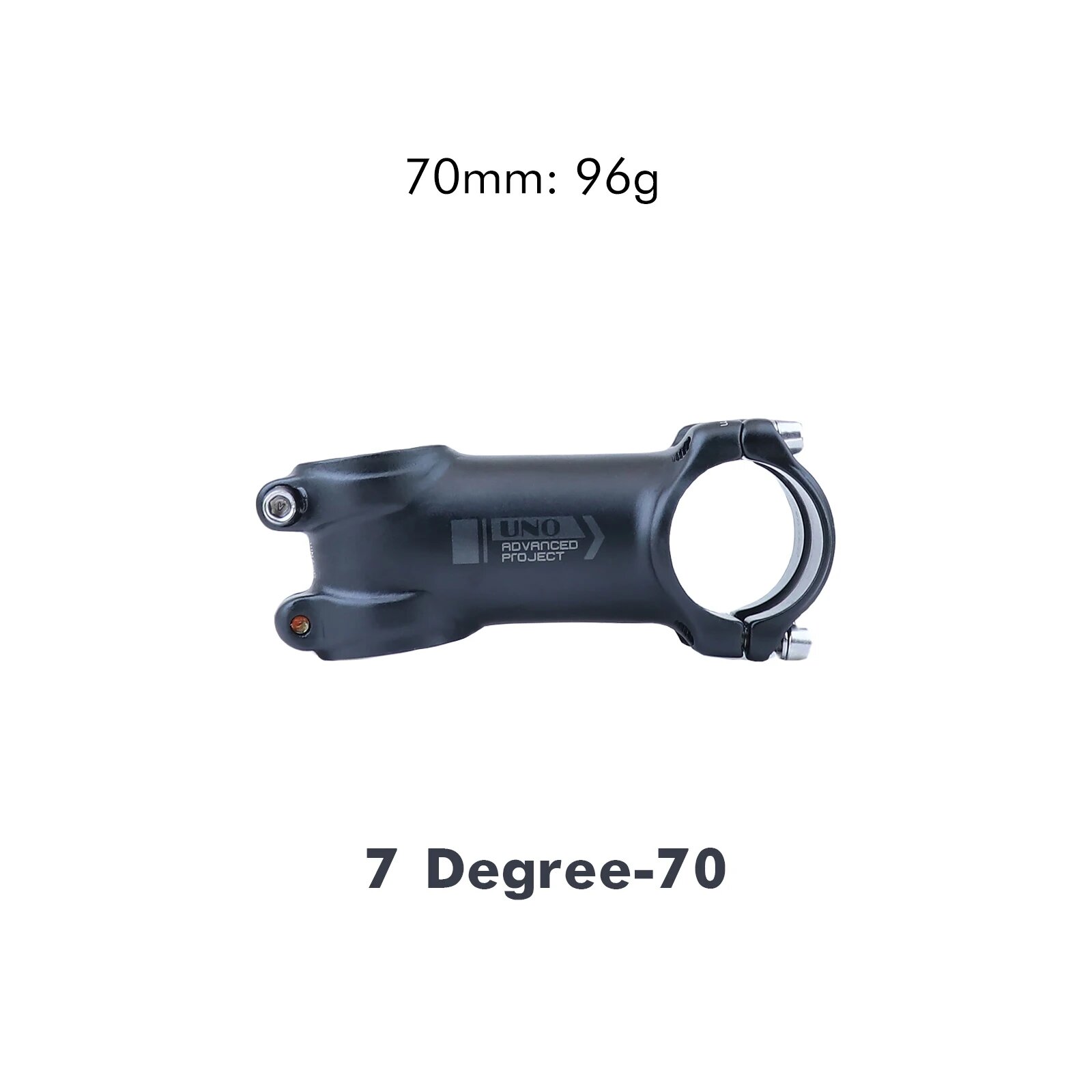 UNO вынос руля MTB 70мм, 7 Degree-70, серый