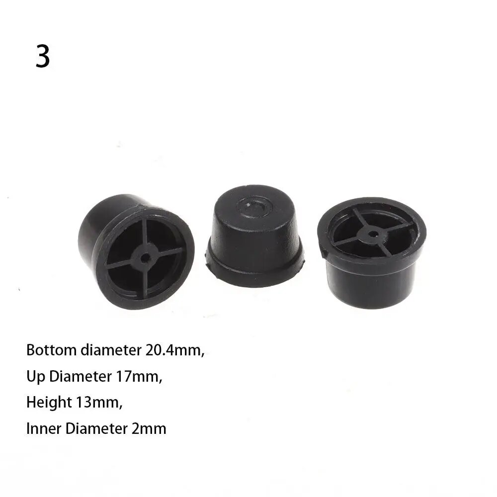 10 шт, черные аксессуары для сумок для рукоделия «сделай сам», подставка для чемодана, ножки, подушечки для ног, пластиковая сумка с заклепками, замена 3