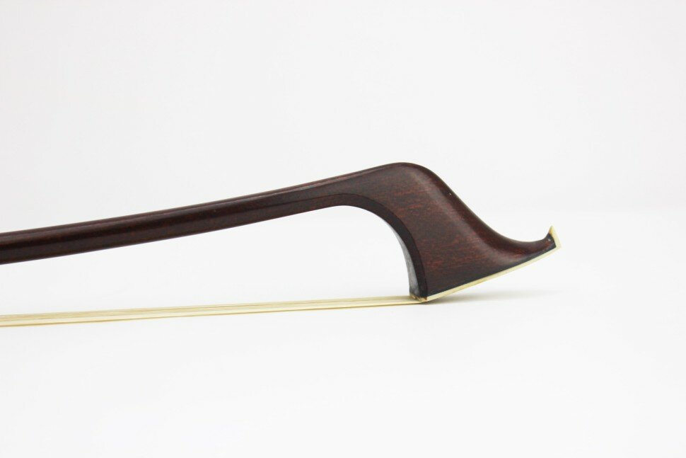 Смычок для контрабаса 4/4 карбоновый, французская (низкая) колодка FRENCH Bass FP8032BF, коричневый (F)