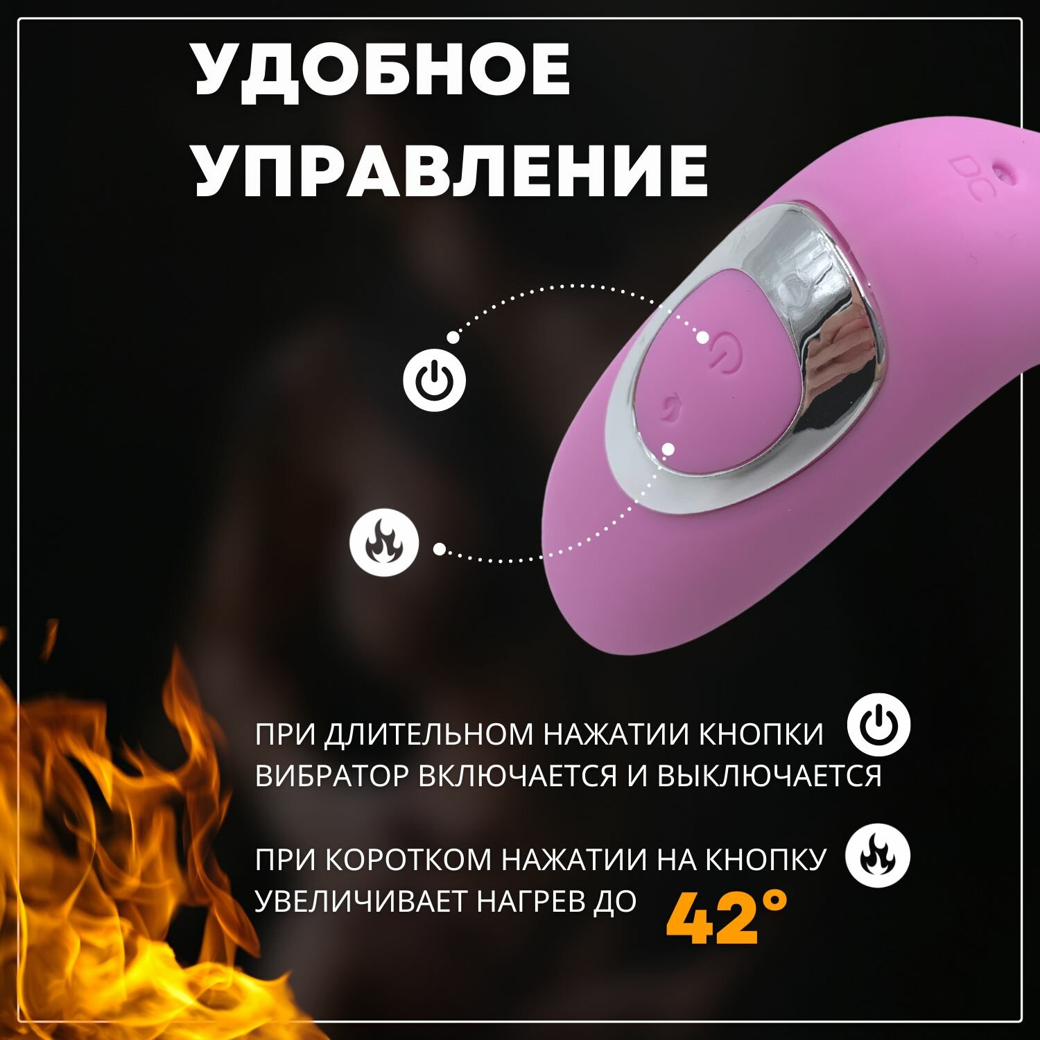 Вибратор женский, LOVEPEAK, вакуумный волновой, секс игрушки для женщин , двойной интим стимулятор клиторальный и вагинальный, товар 18+, модель VB-05319