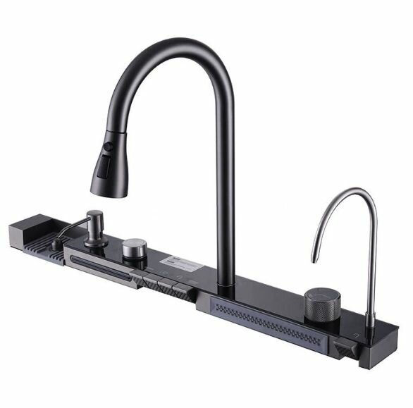 Набор смесителей JAMESEN - это многофункциональный набор, подходящий для раковины диаметром 68 см