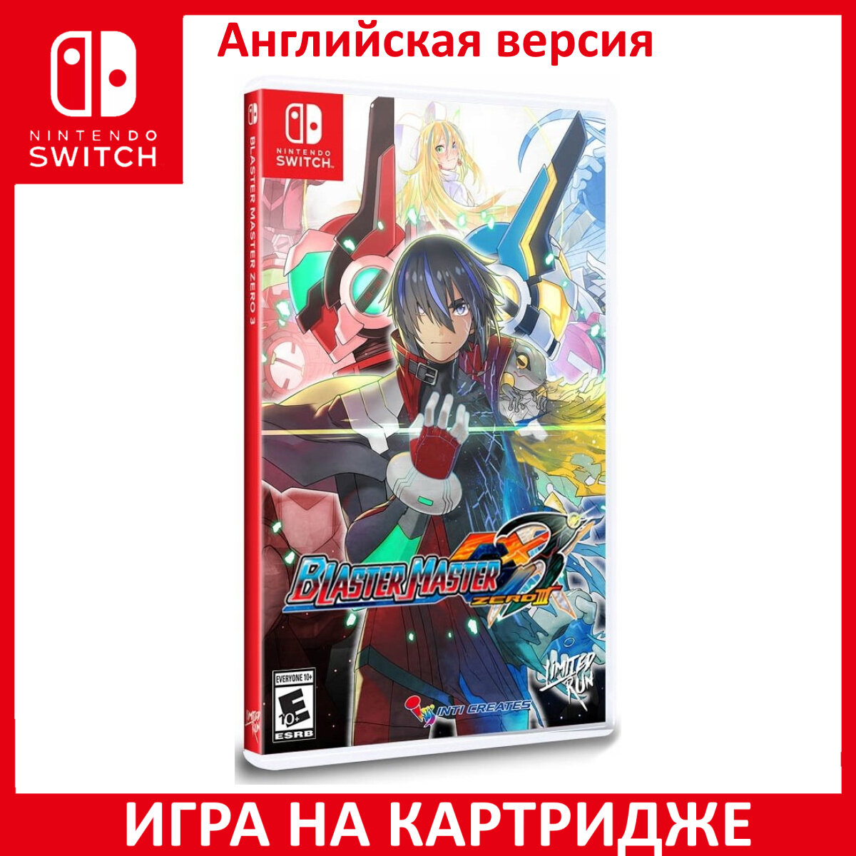 Игра Blaster Master Zero 3 (Limited Run #109)Switch Английский язык Картридж на Nintendo Switch