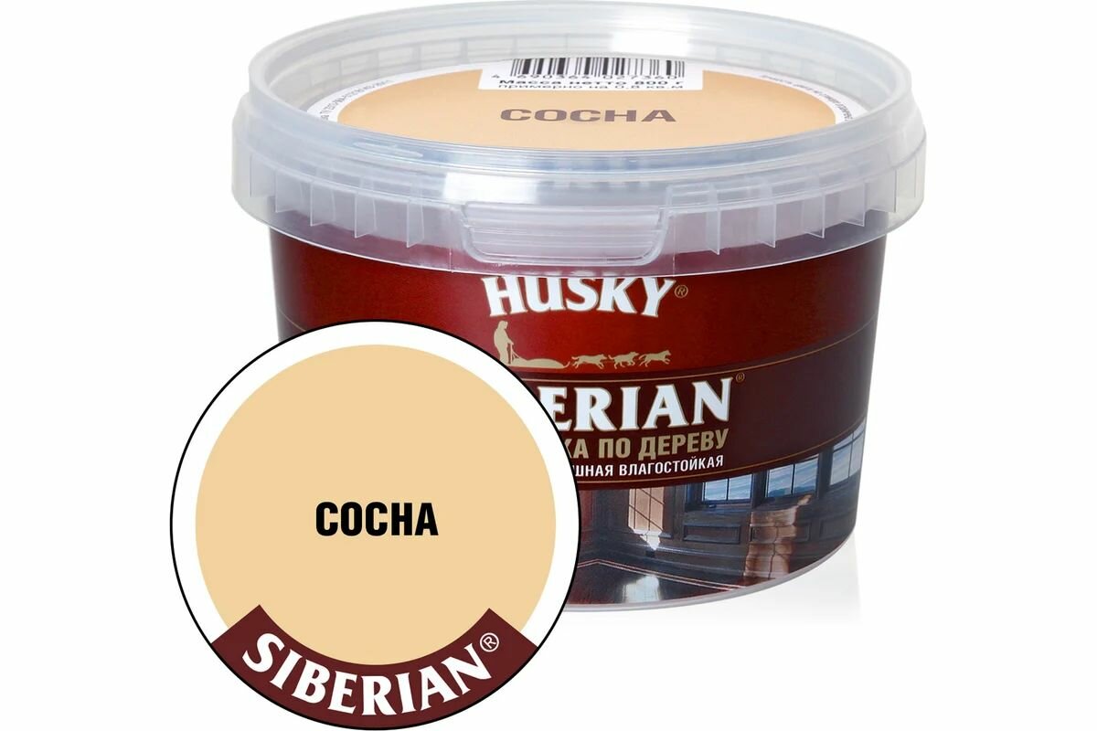 Шпатлевка по дереву HUSKY сосна, 0.8 кг 26534