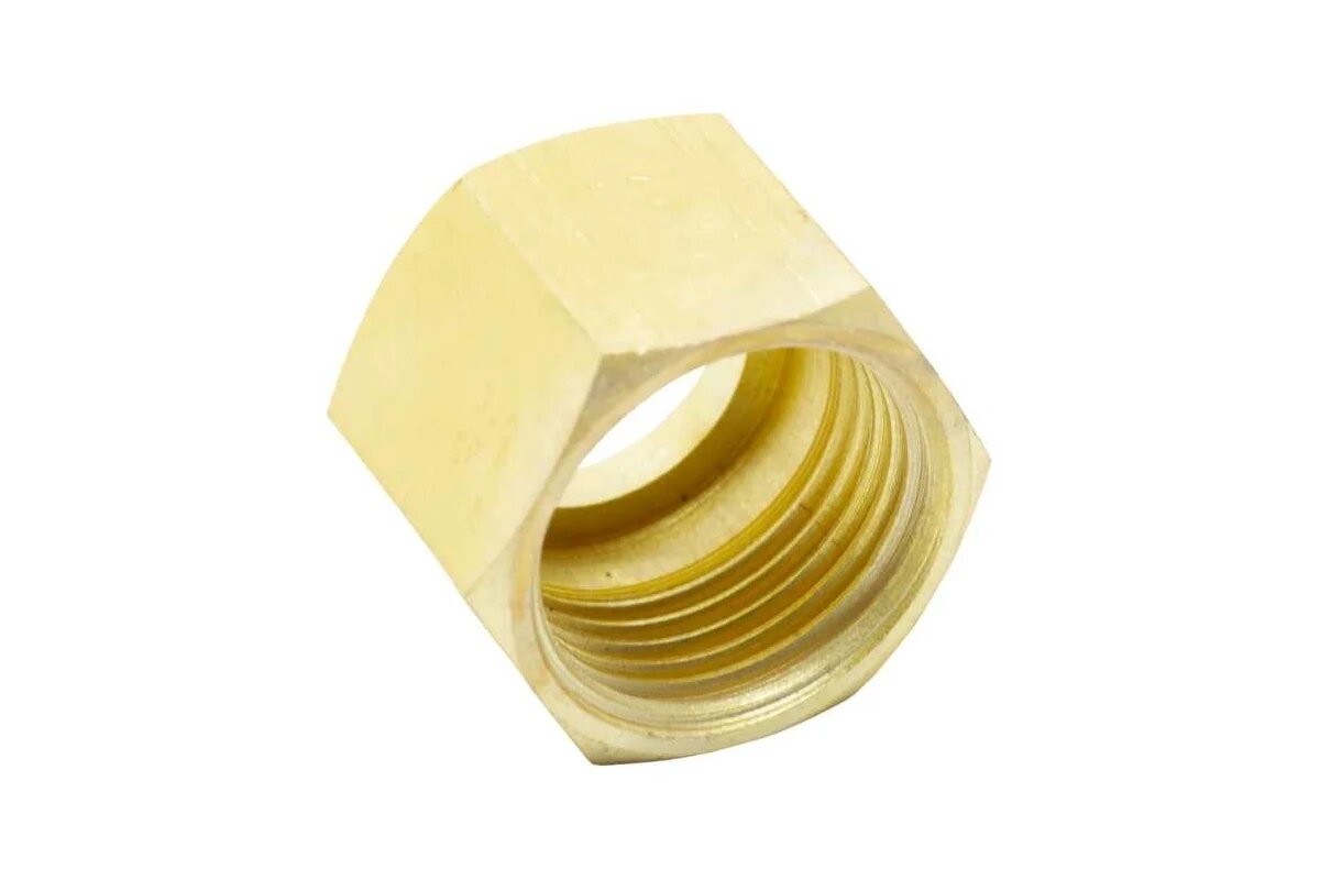 СваркаДжет гайка накидная латунь G 3/8 резьба, высокая точность, код 4301050301250