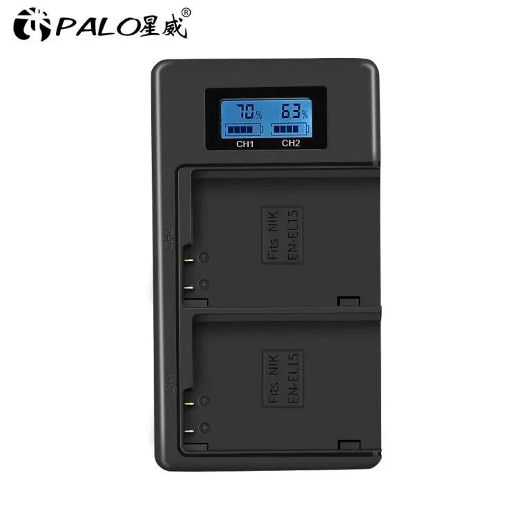 PALO Зарядное устройство EN-EL15C для Nikon