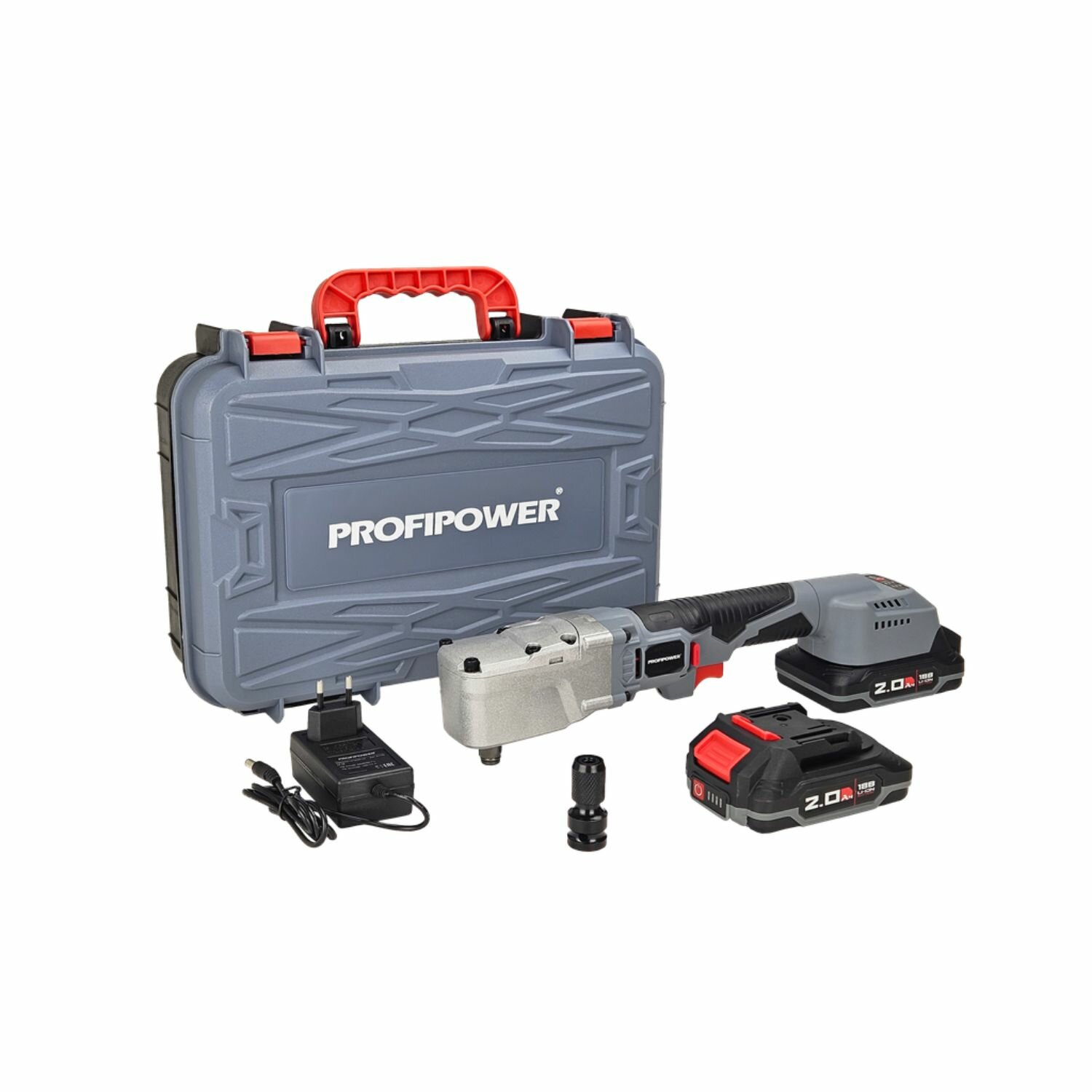 Гайковерт угловой аккумуляторный бесщеточный CNDTW Profipower E0127