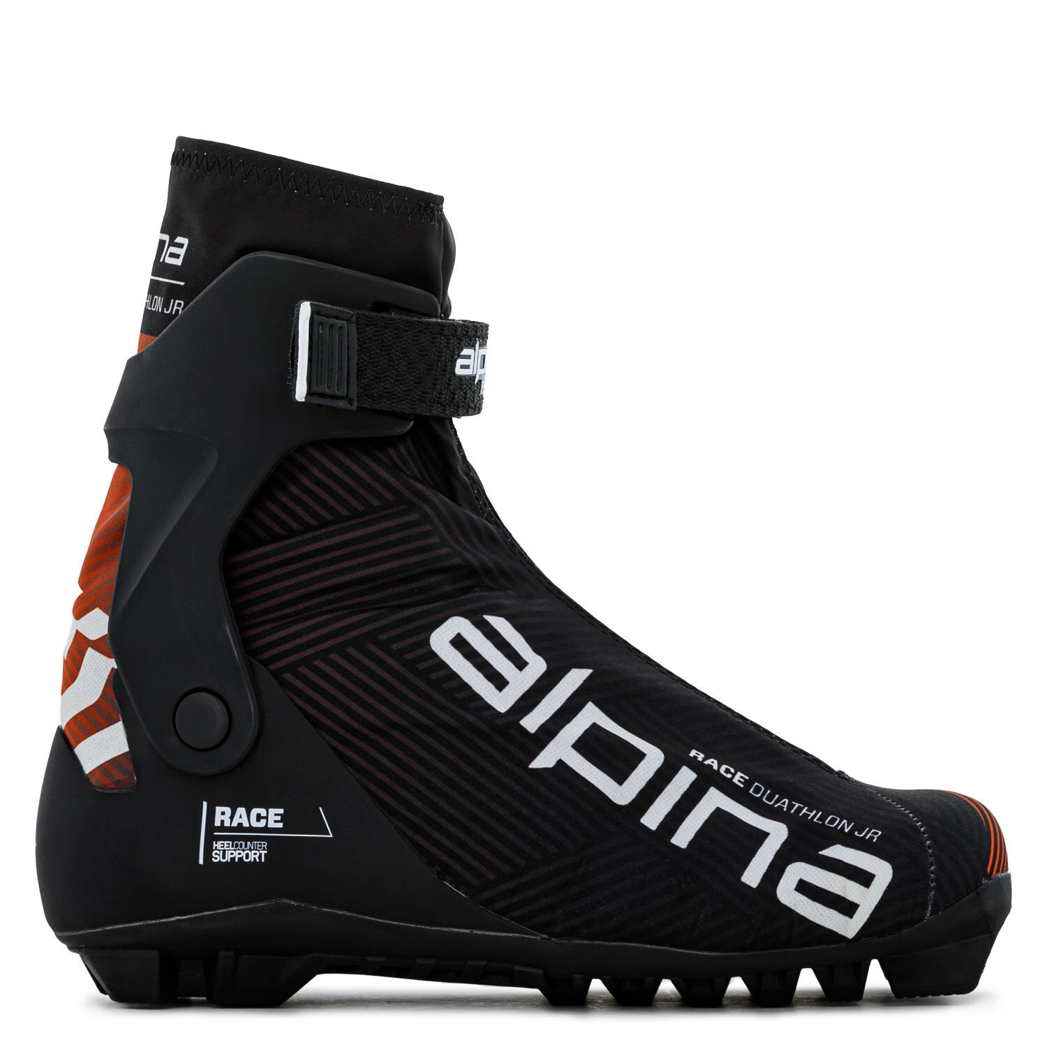 Лыжные ботинки ALPINA Race Du Jr Red/Black/White (EUR:42)