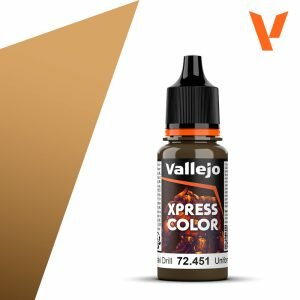 Краска 72451 Vallejo серии Game Color Xpress Khaki Drill (Муштра цвета хаки) 18мл
