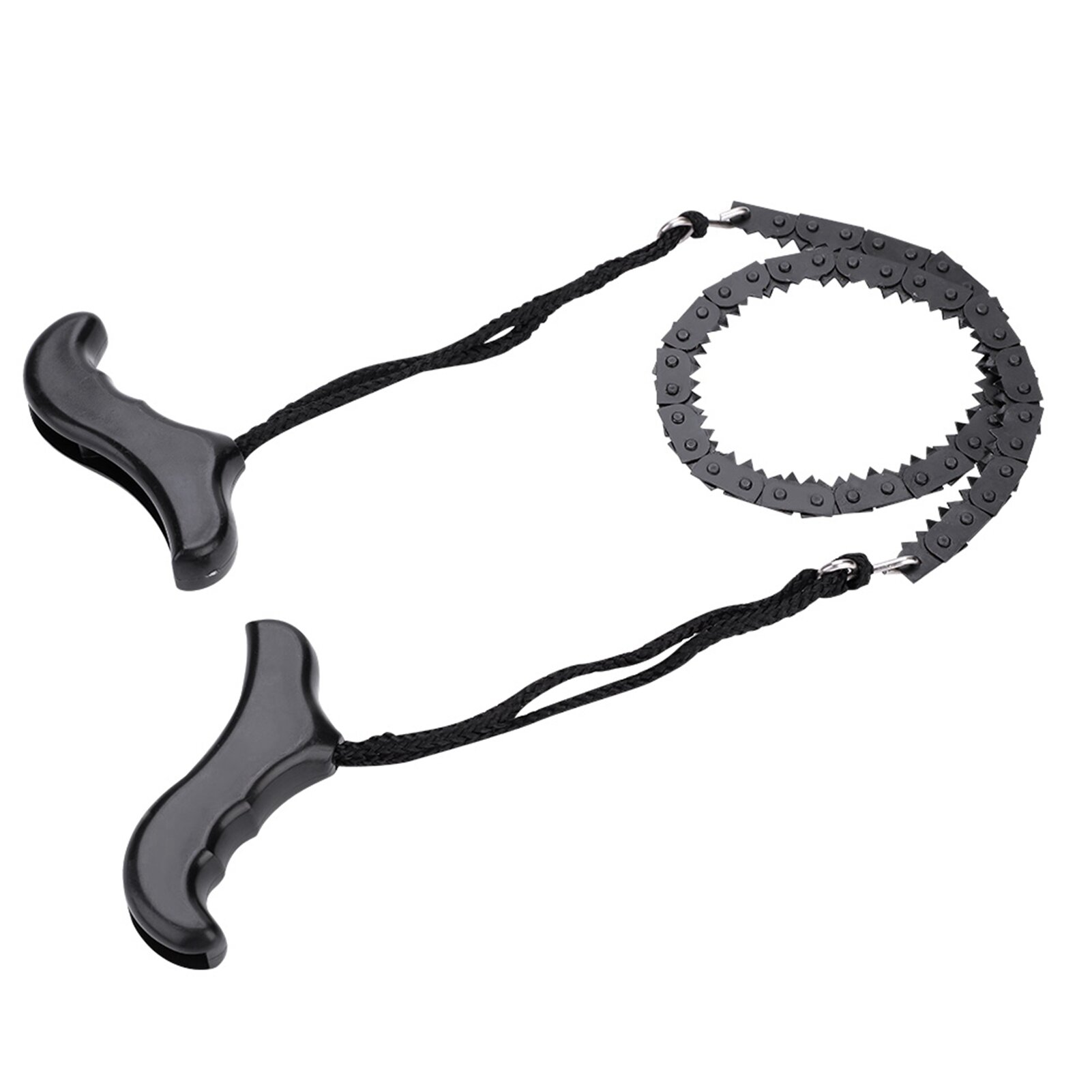 Портативная легкая металлическая ручная цепная пила для использования на открытом воздухе, аварийный аксессуар для выживания.