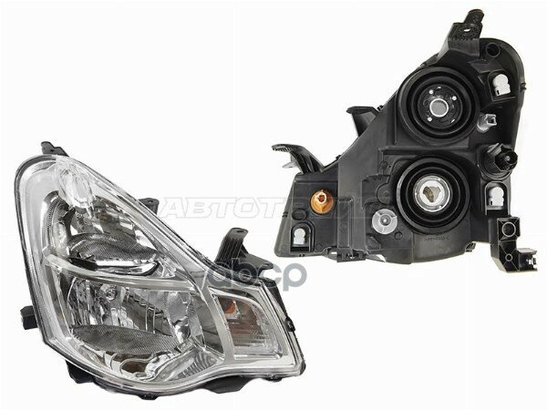 Фара Nissan Almera 12-19 / Bluebird Sylphy 05-12 (Справа/ Галоген/ под электрокорректор) Sat арт. ST-115-1119R