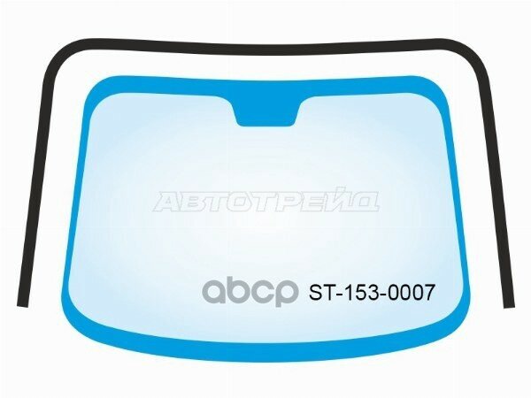 Молдинг лобового стекла (П-образный) Kia Cerato 08-13 / Forte 08-13 Sat арт. ST1530007