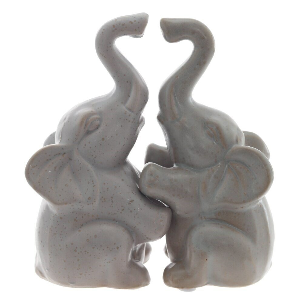 Набор из 2-х фигурок декоративных "Слон", L=14,5 W=6,5 H=15,5 см