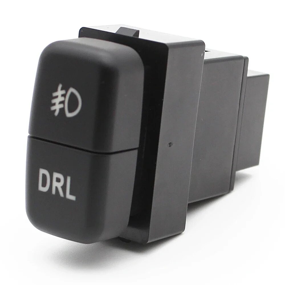 Красный светодиодный светильник, двойная передняя и задняя кнопка включения противотуманных фар для Mitsubishi Pajero Triton ASX Lancer, 5-контактная кнопка включения-выключения, 12 В постоянного тока fog DRL