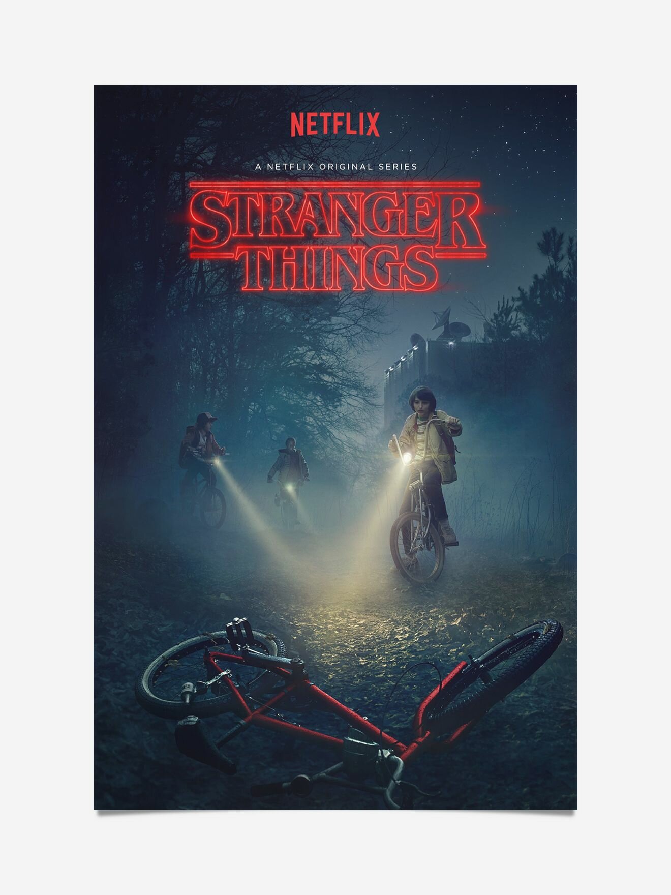 Постер сериала Очень Странные Дела - Stranger Things 40 на 60 см. от Poster4me