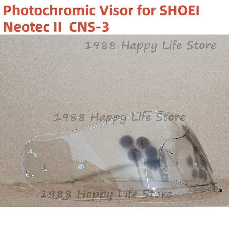 Фотохромный козырек для SHOEI Neotec II Neotec 2 CNS-3 CNS 3, стеклянный щиток для линз шлема, сменный экран видоискателя, лобовое стекло Photochromic Visor