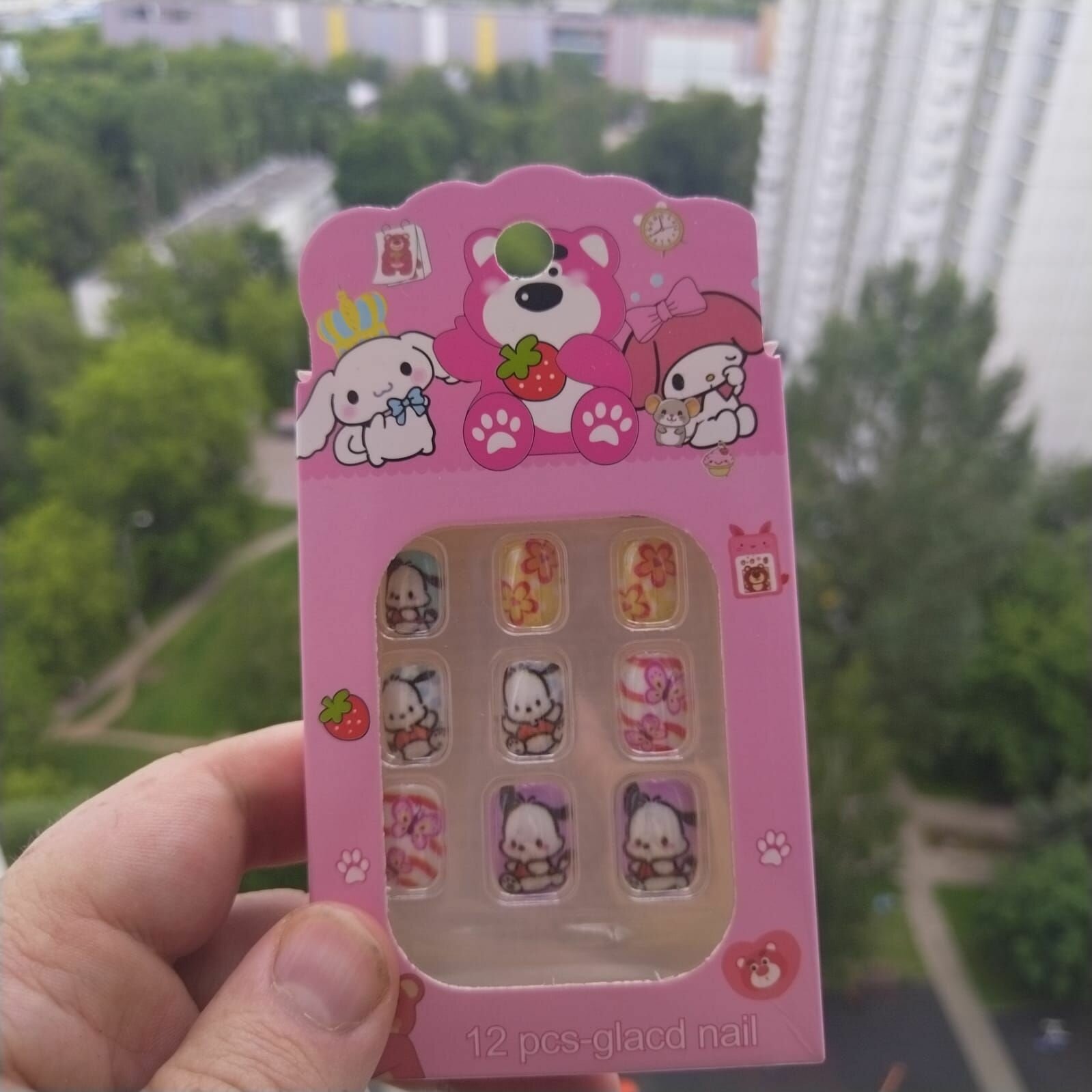 Накладные ногти детские 1 уп