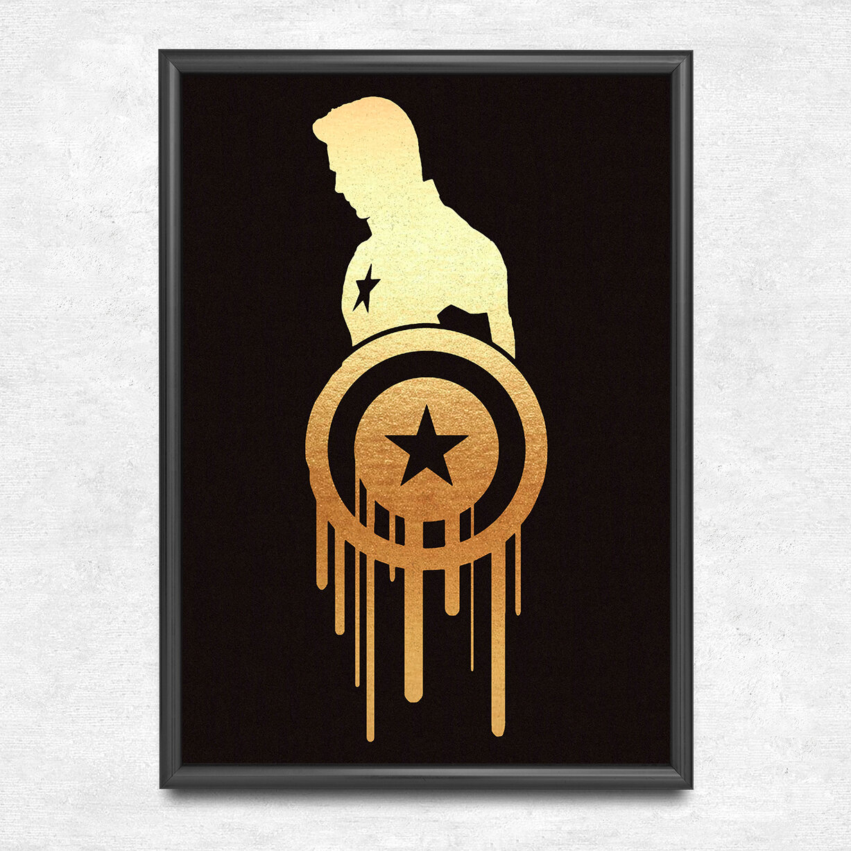 Постер Капитан Америка / плакат для интерьера Мстители. Марвел, Marvel, комиксы, фильмы, игры